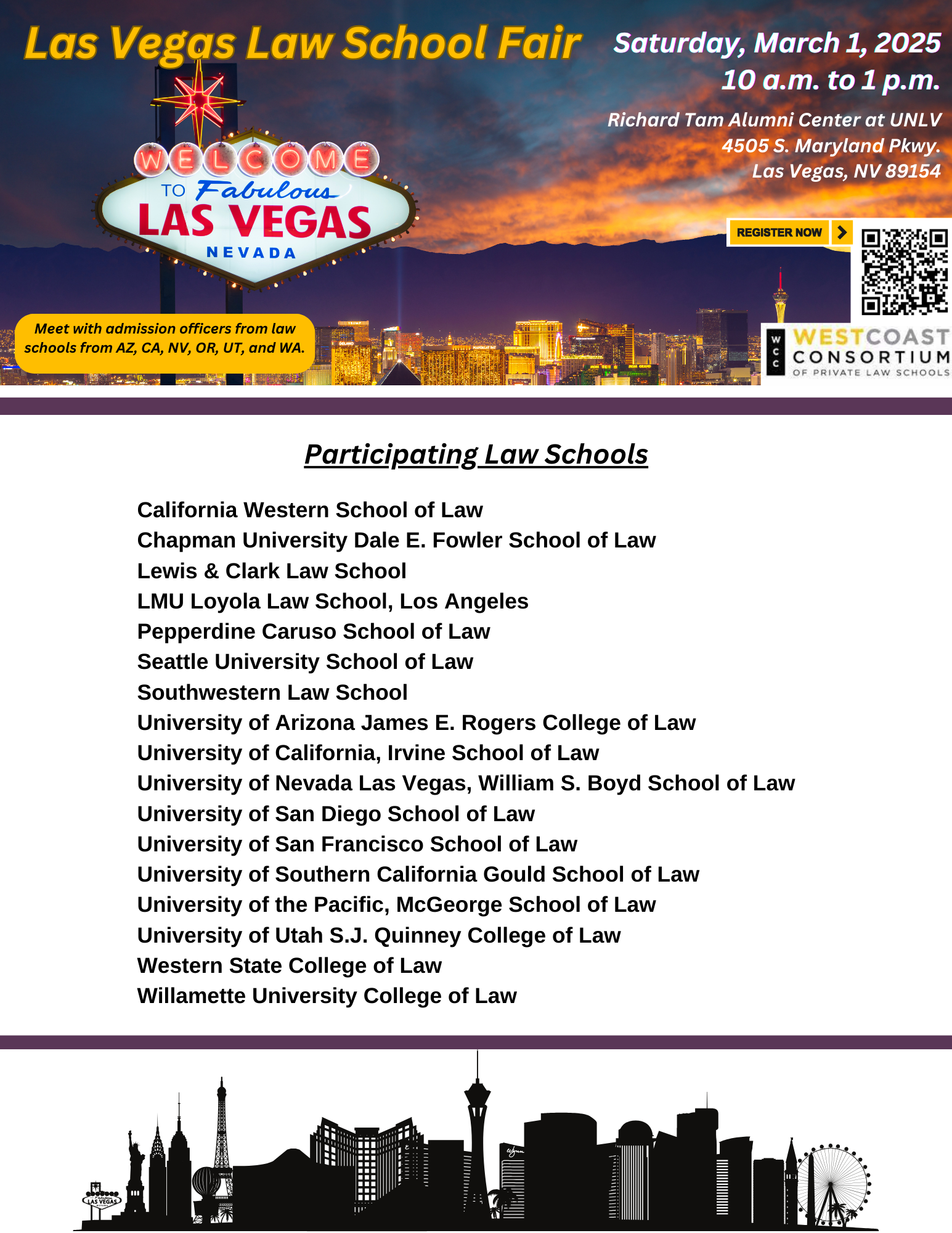 WCC Las Vegas Law School Fair | William S. Boyd School of Law